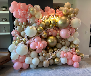 Custom Balloon Garland | DMV Flowerwalls