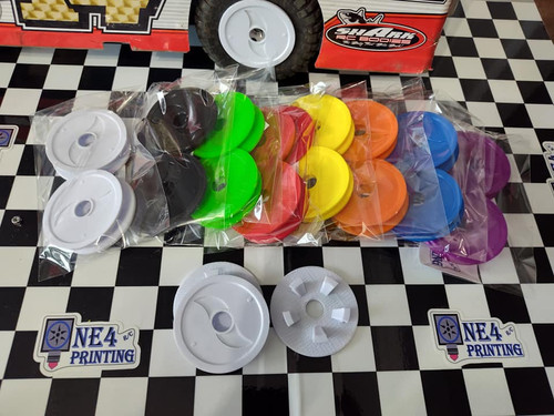 Snap-in Slash Wheel Plugs-Fits Stock Traxxas 2x2 | One4 Printing