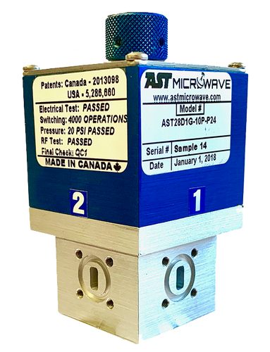 WR28 Waveguide Switch | AST Microwave
