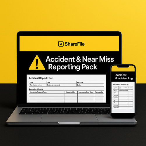 Accident & Near Miss Reporting Pack (Editable Template) | Sigmaworx