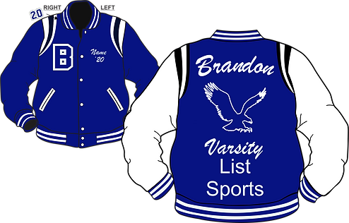 Logos & Letters - Brandon Varsity Jackets