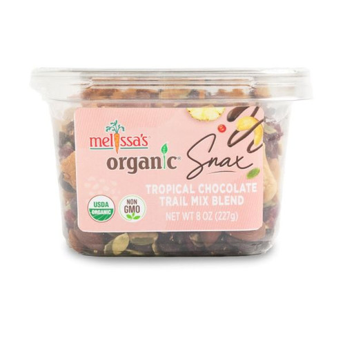 Organic Snax™ Tropical Chocolate Trail Mix Blend | MelissasFoodService