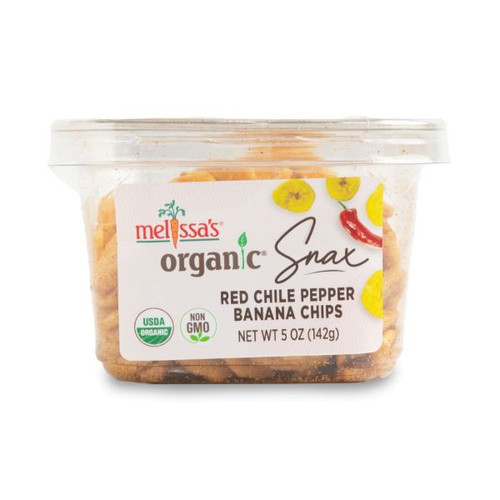 Organic Snax™ Red Chile Pepper Banana Chips | MelissasFoodService