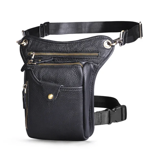 LEATHER LEG BAG | Limitless Customs