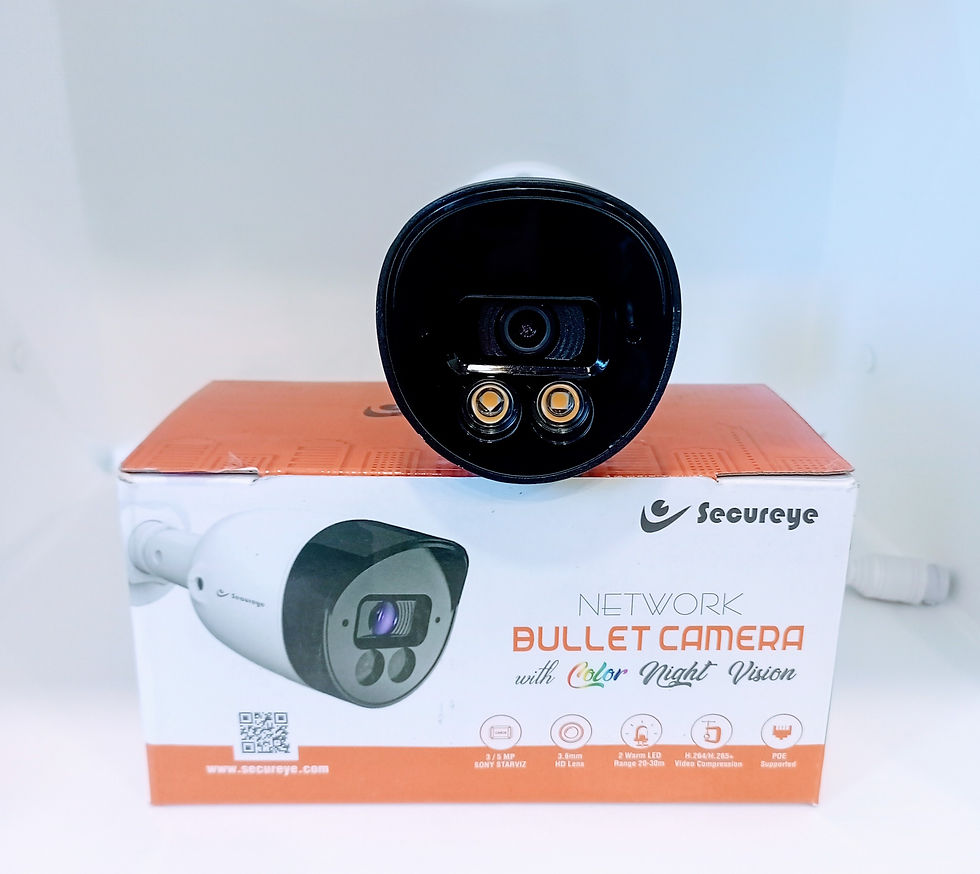 Secureye Network Bullet Camera with Color night vision | Smart CCTV