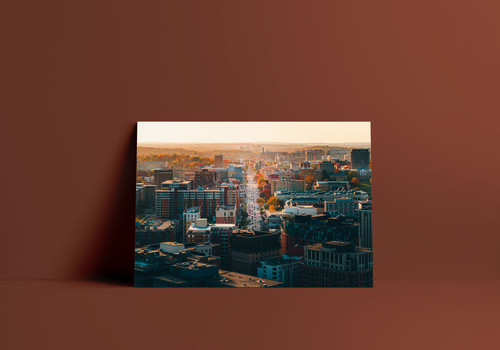 Fall Sunset Over UW-Madison | Sam Li