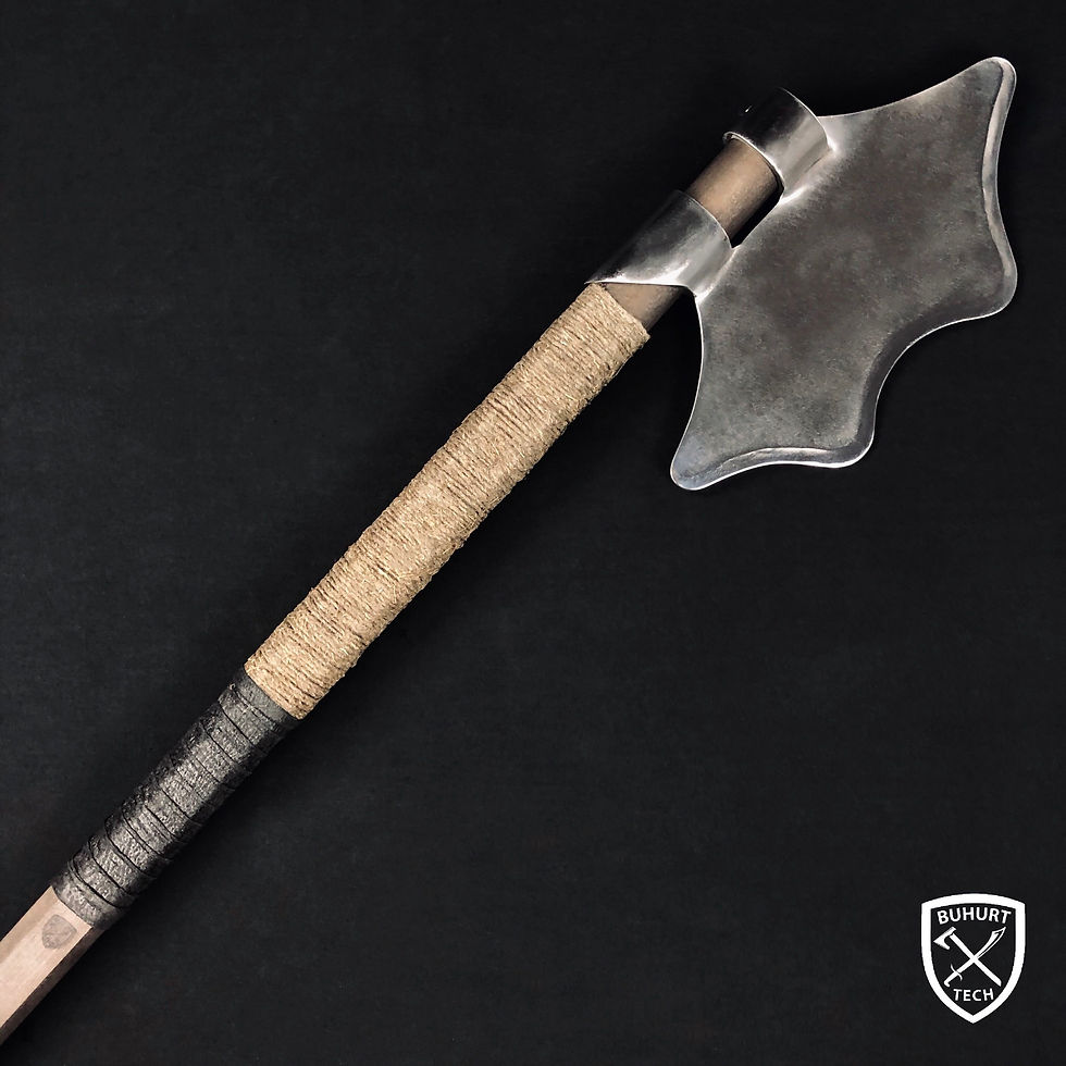 Medieval armored combat halberds | Buhurt Technologies