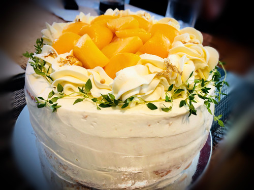Fruit, Manjar & Cream Cake made to order - Manjar