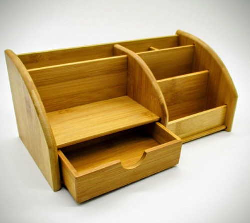 Bamboo Desk Tidy | Bear and Blossom