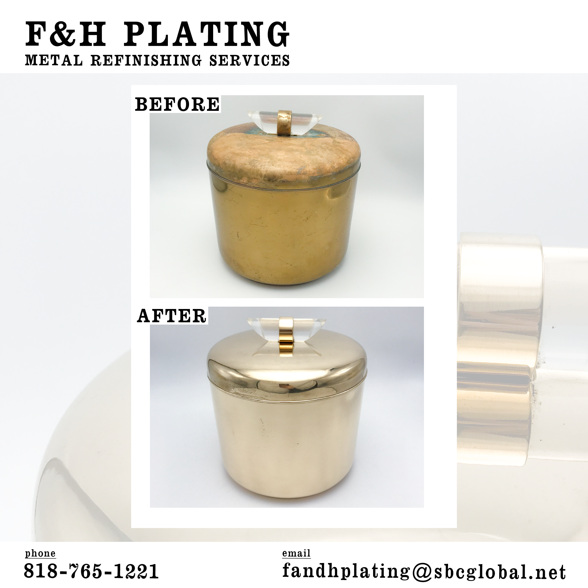 F & H Plating LLC| Metal Refinishing Services | United States