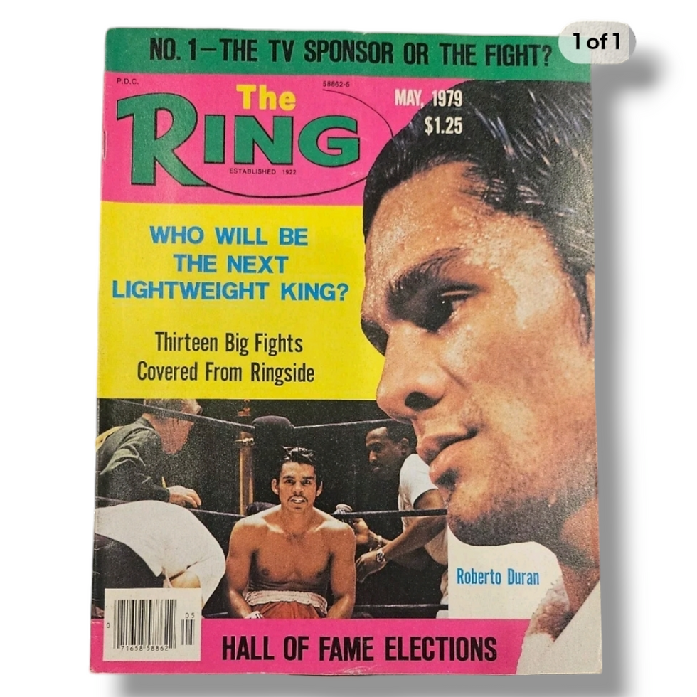 Revista The Ring, Mayo 1979, Roberto Durán en la portada | Repetto Colecciones