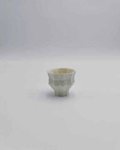 White Paper Sake cup (Water proof) by Yu Kanai | Ukiyo Pop