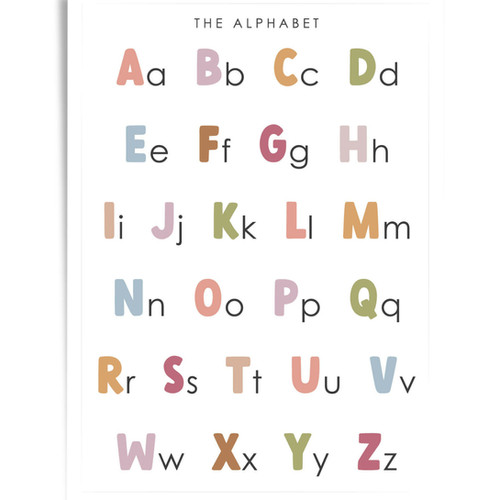 Alphabet poster | Tiny Whale