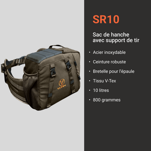 VORN SR10 SAC DE HANCHE AVEC SUPPORT DE TIR | Montagnard