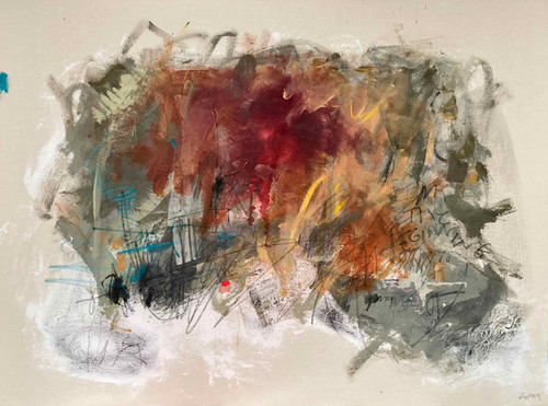 art abstrait grand format Entre les mots, les couleurs 2 | Kathleen ...
