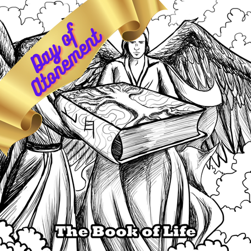 Day of Atonement Coloring Sheets (Printable Download) | Hananeel