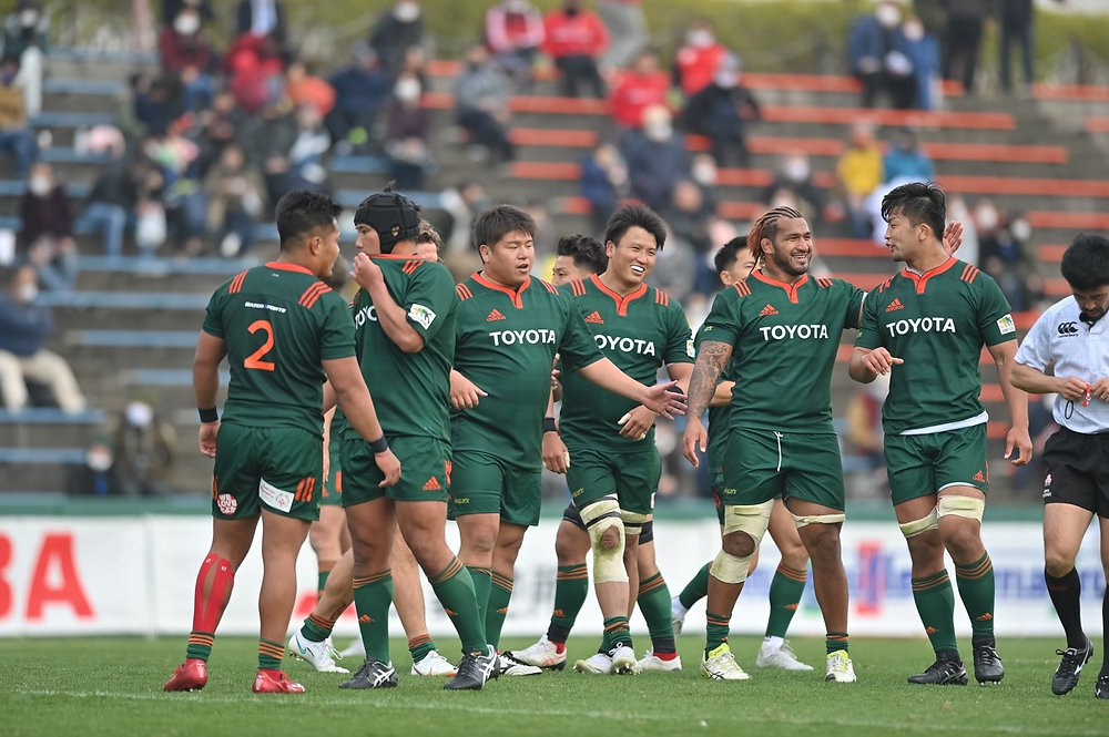 Toyota Verblitz/Suntory Sungoliath: les compos