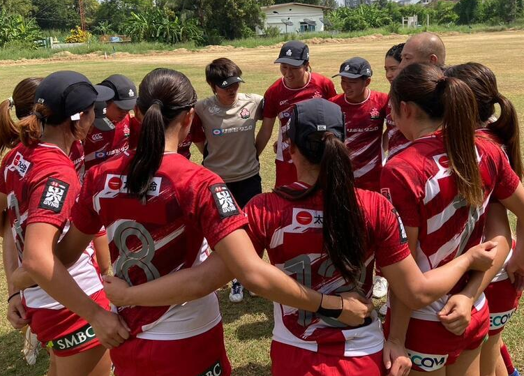 Le groupe des Sakura 7s pour le Dubai 7s 2024