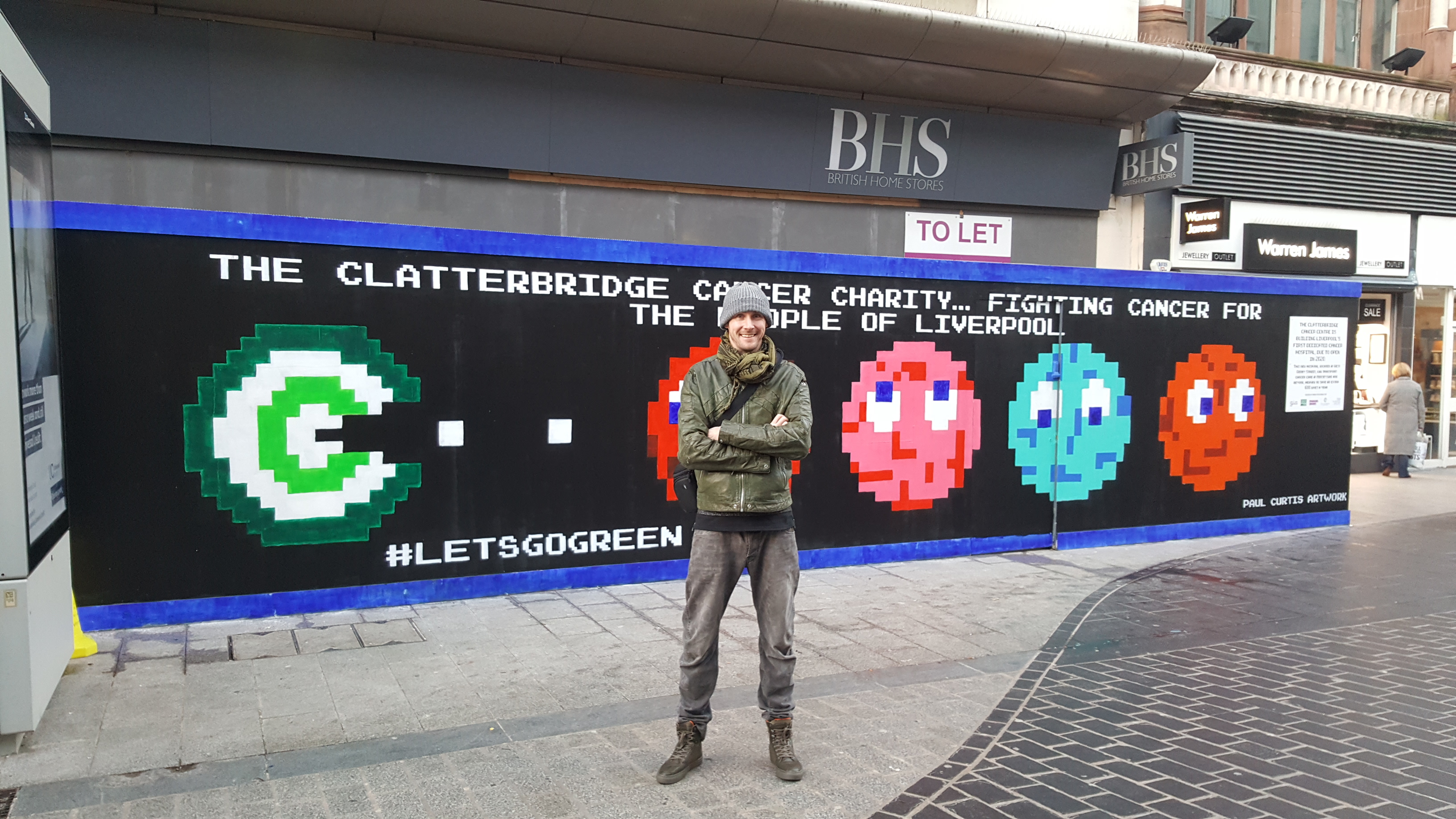 Clatterbridge Pacman Mural | Liverpool | Paul Curtis Artwork