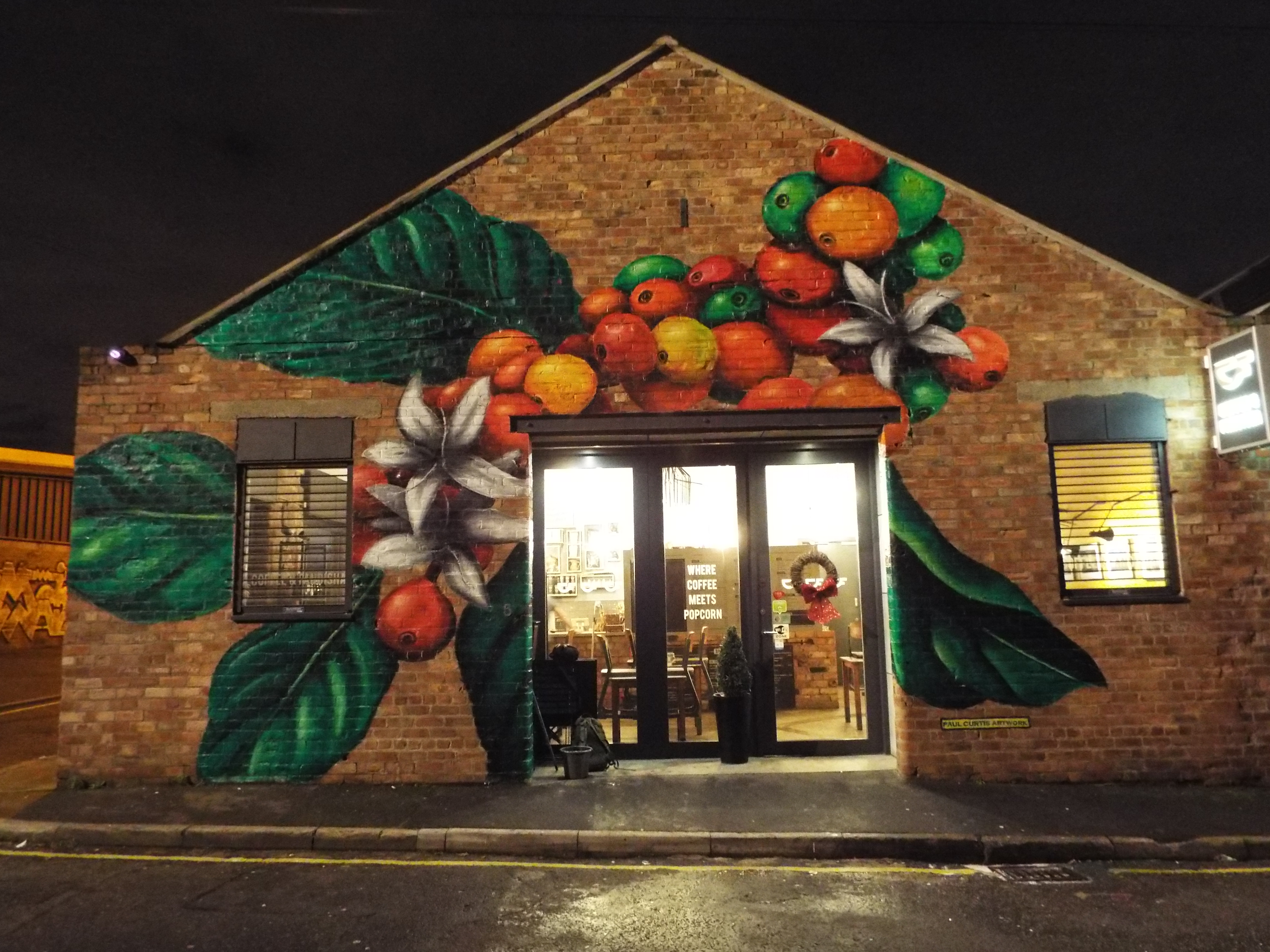 Coffee Branch Mural | Liverpool | Paul Curtis Artwork