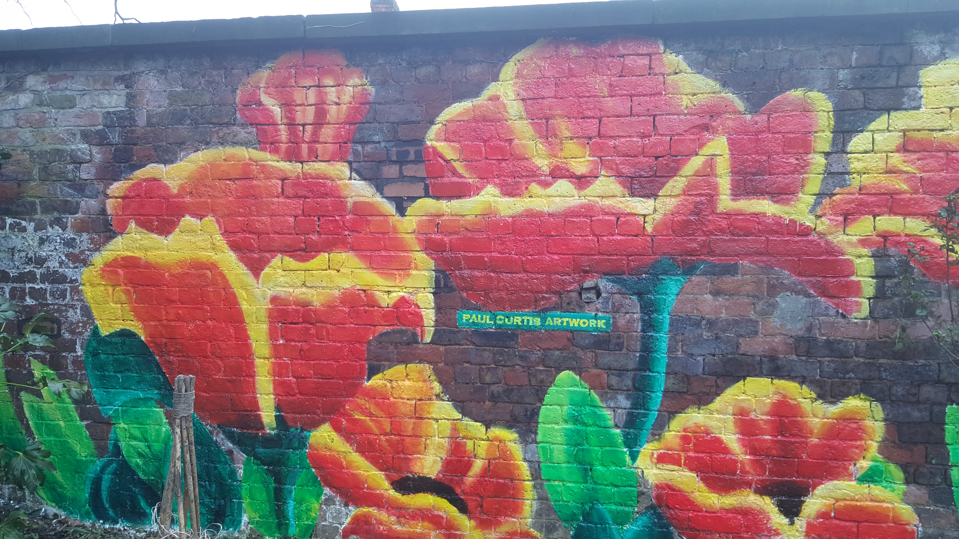 Floral Mural | Liverpool | Paul Curtis Artwork