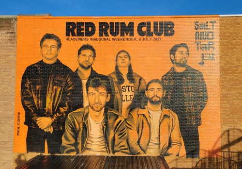 Red Rum Club mural POSTER | paulcurtisartwork