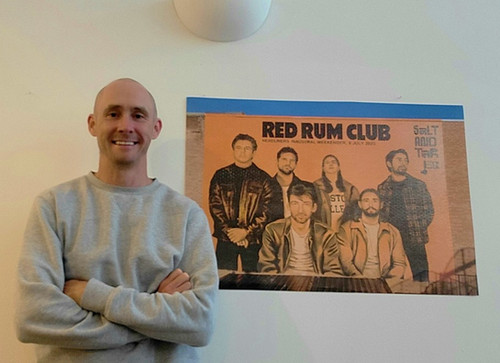 Red Rum Club mural POSTER | Paul Curtis Artwork