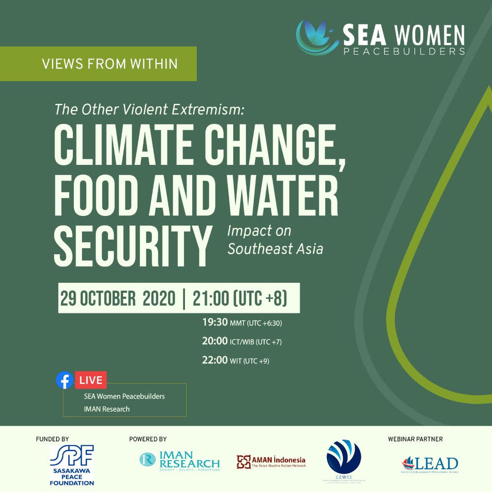 Climate Change, food and water security
