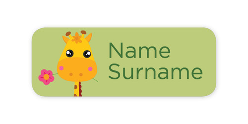 Giraffe Labels | Sticker Studio
