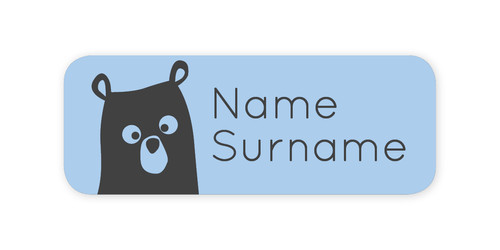 Ben the Bear Labels | Sticker Studio