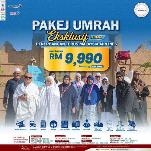 UMRAH EKSKLUSIF | QASSWA TRAVEL & TOUR