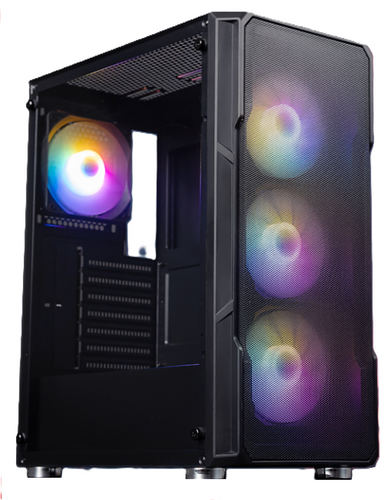 BOITIER RAIDMAX V212 4X FAN SRGB | ARESGAMER