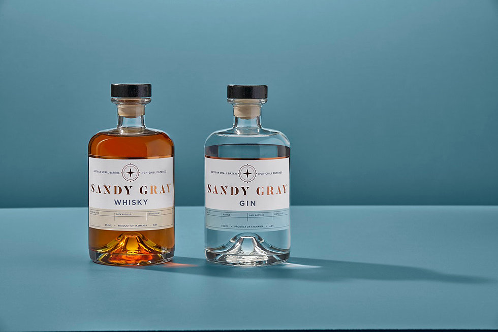 Sandy Gray Whisky Company. Carefully crafted Tasmanian whisky.