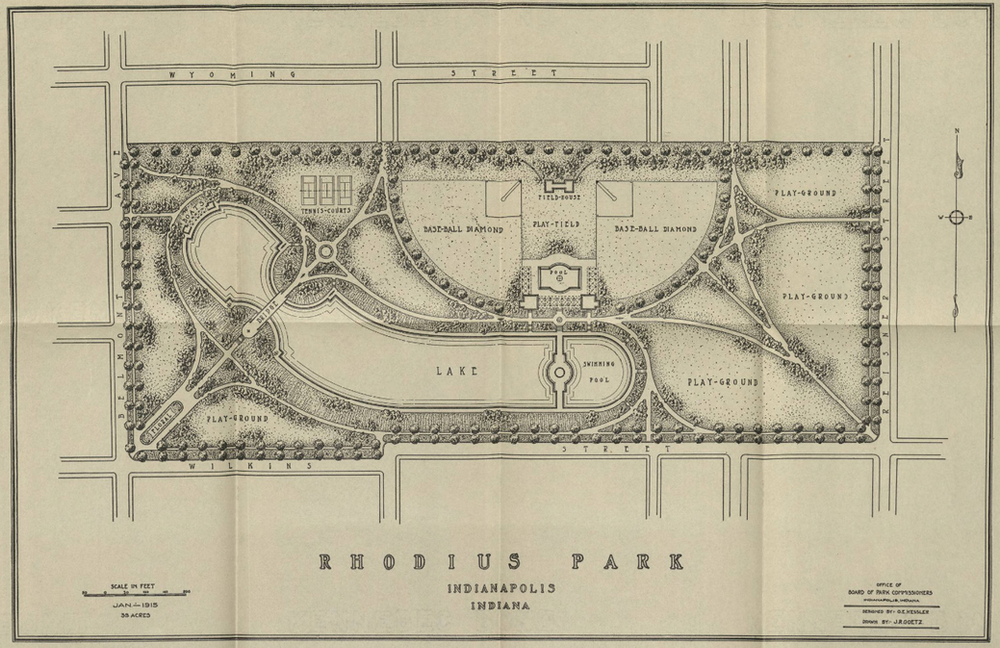 The George Kessler Maps of Indy Parks