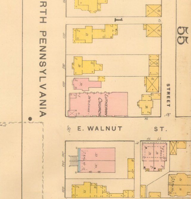 Victim of Fire: The First Lutheran (English) Church Building