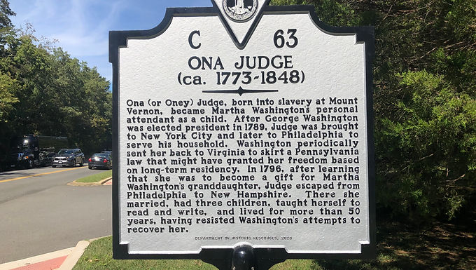 Ona Judge (Historical Marker) | Franconia History