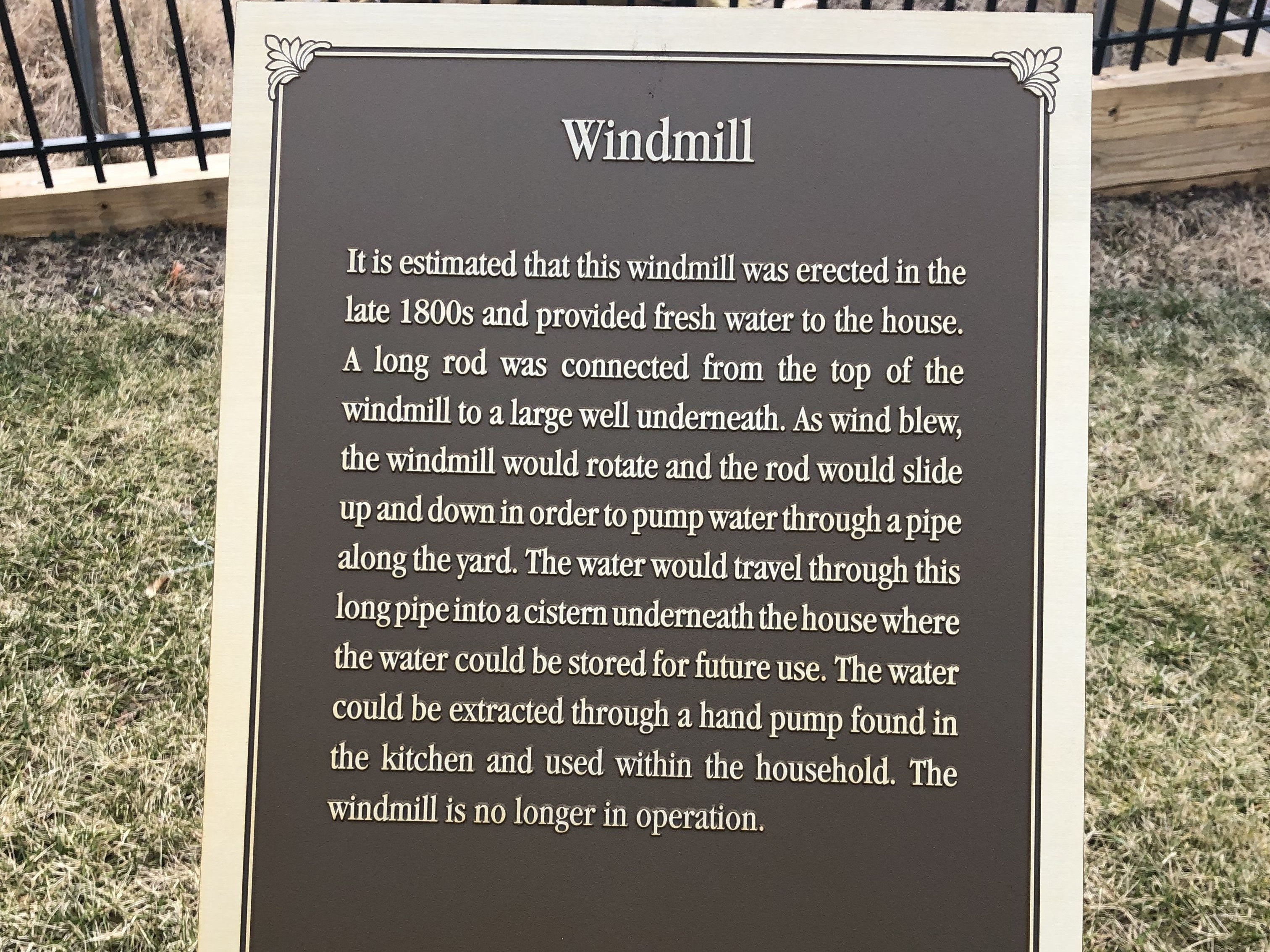 Windmill (Historical Marker) | Franconia History