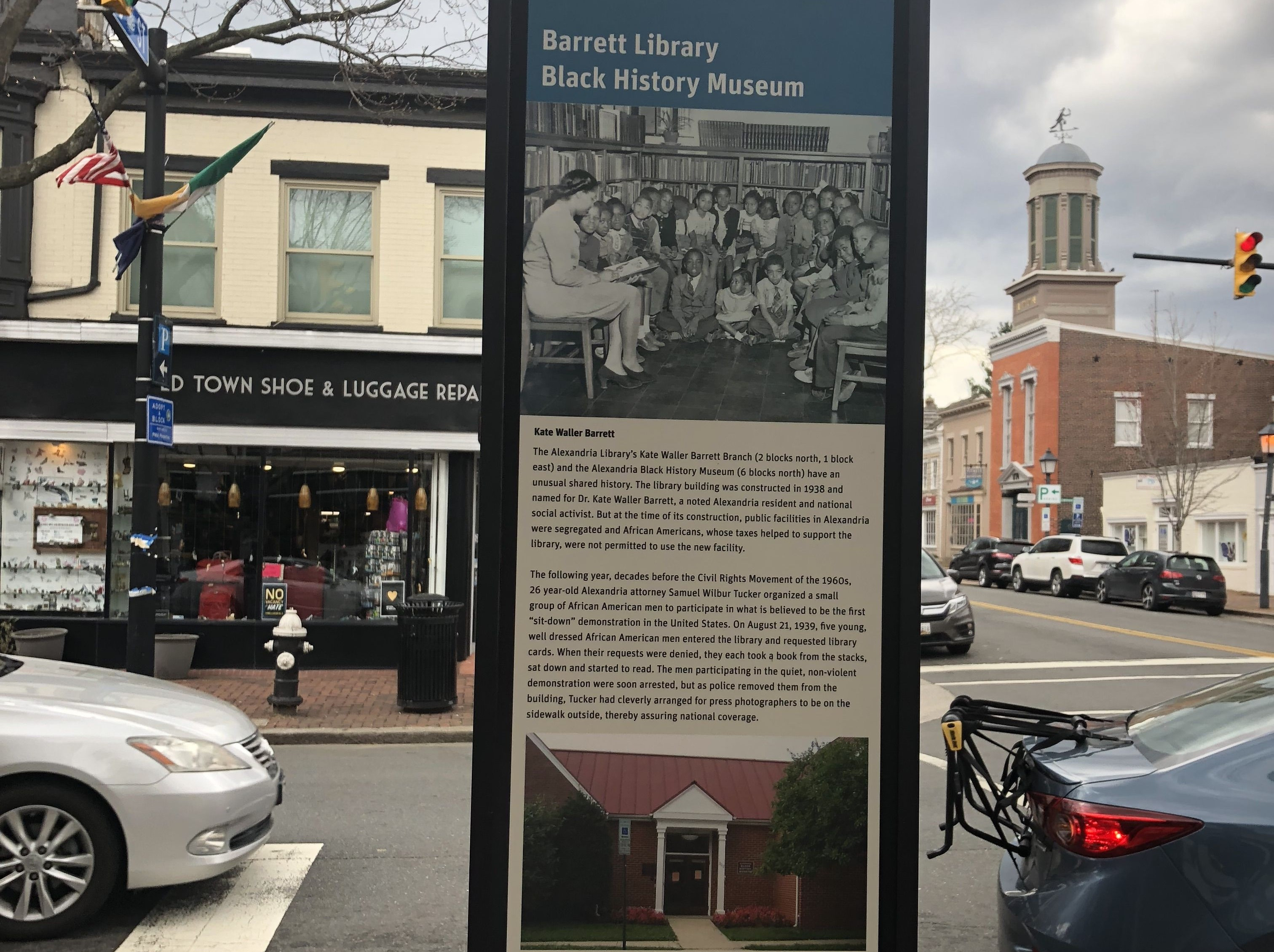 Barrett Library / Black History Museum (Historical Marker) | Franconia ...