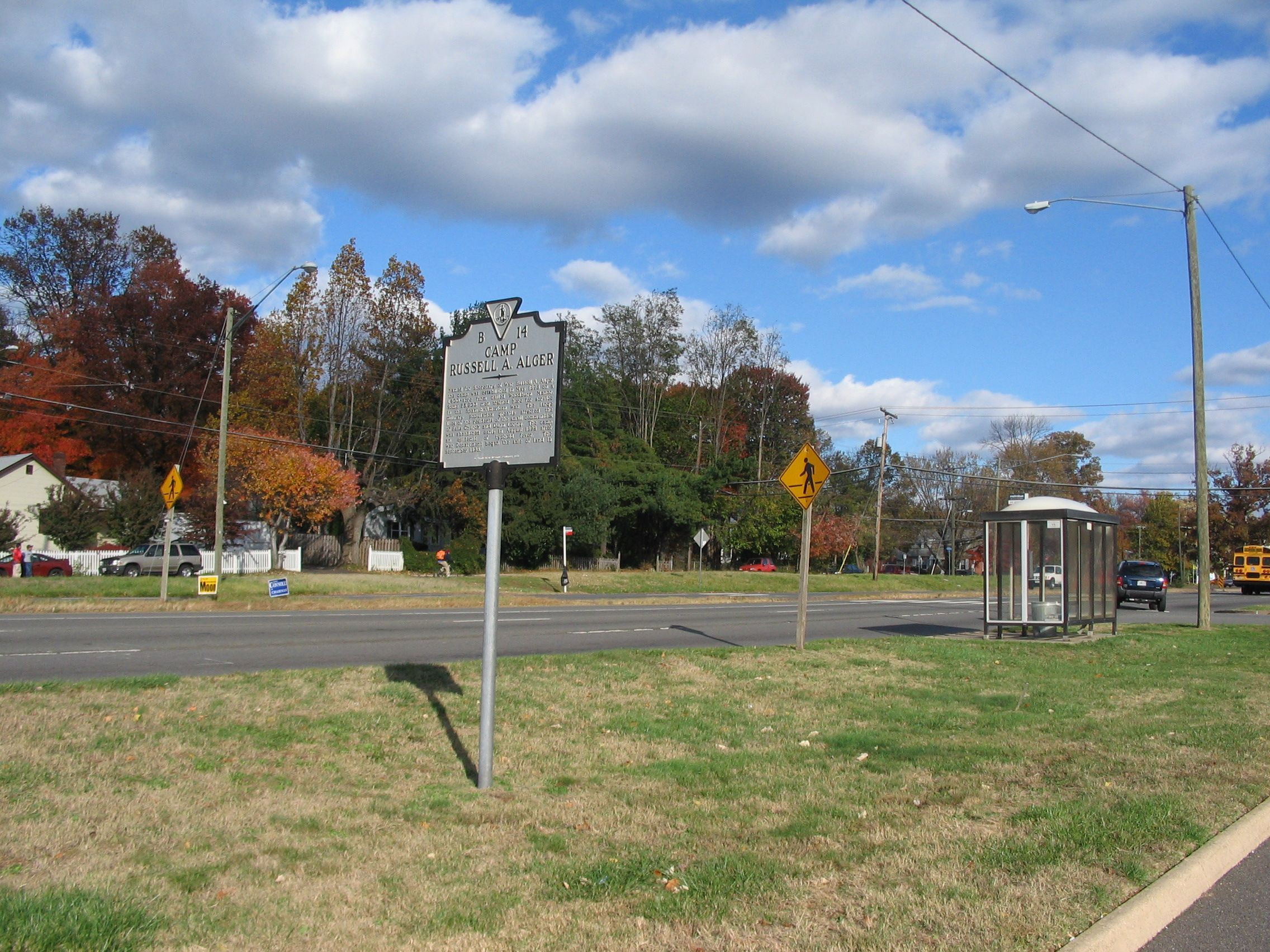 Camp Russell A. Alger (Historical Marker) | Franconia History