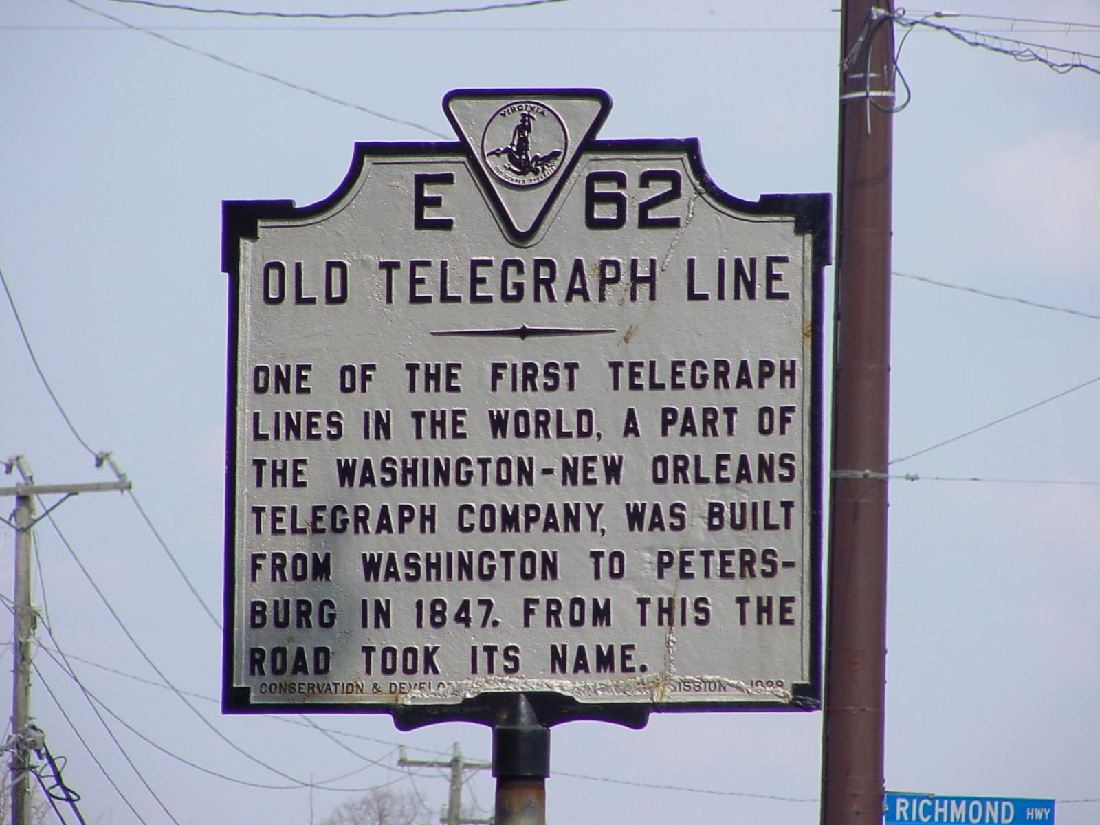 Old Telegraph Line (Historical Marker) | Franconia History