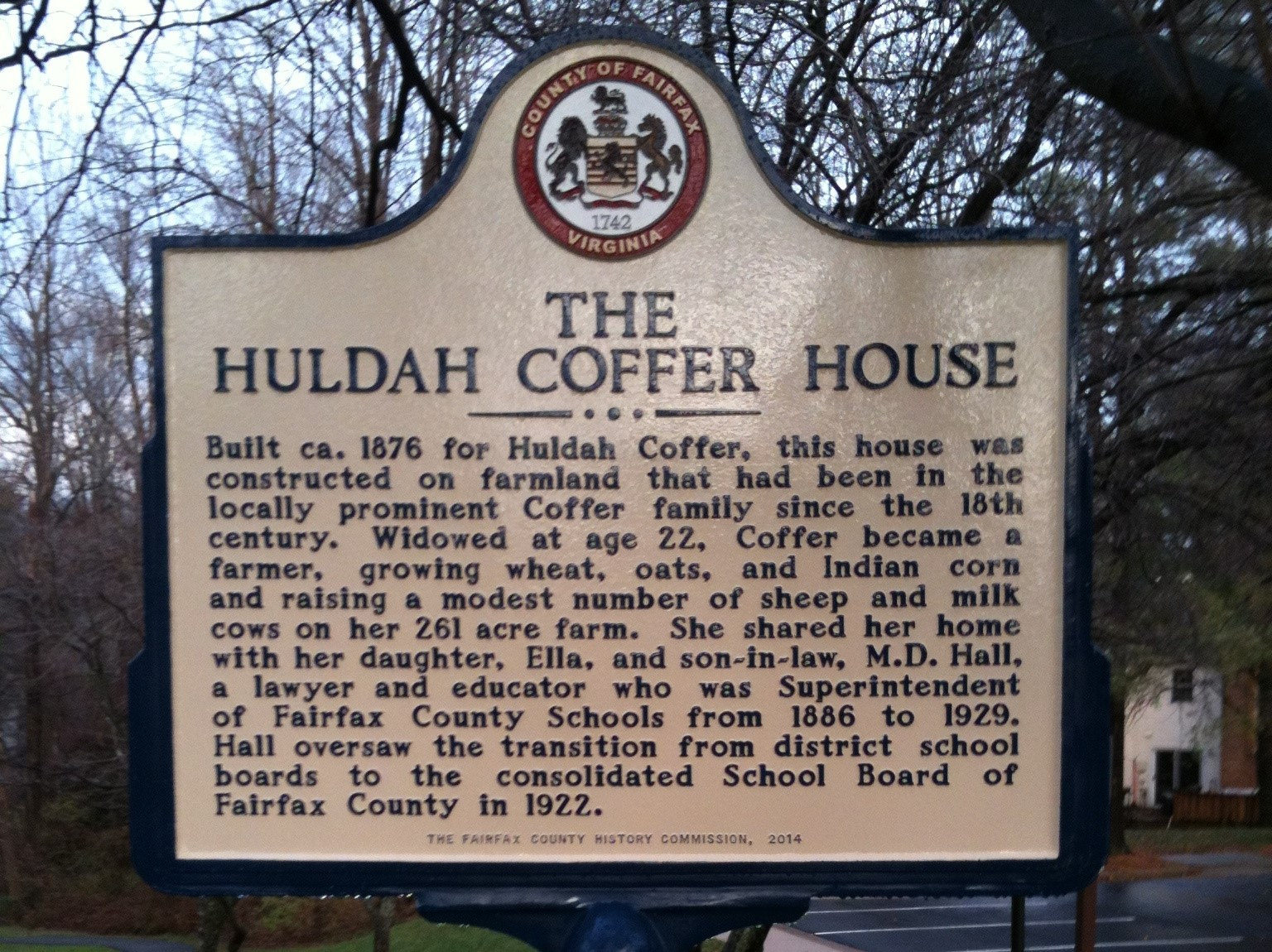 The Huldah Coffer House (Historical Marker) | Franconia History