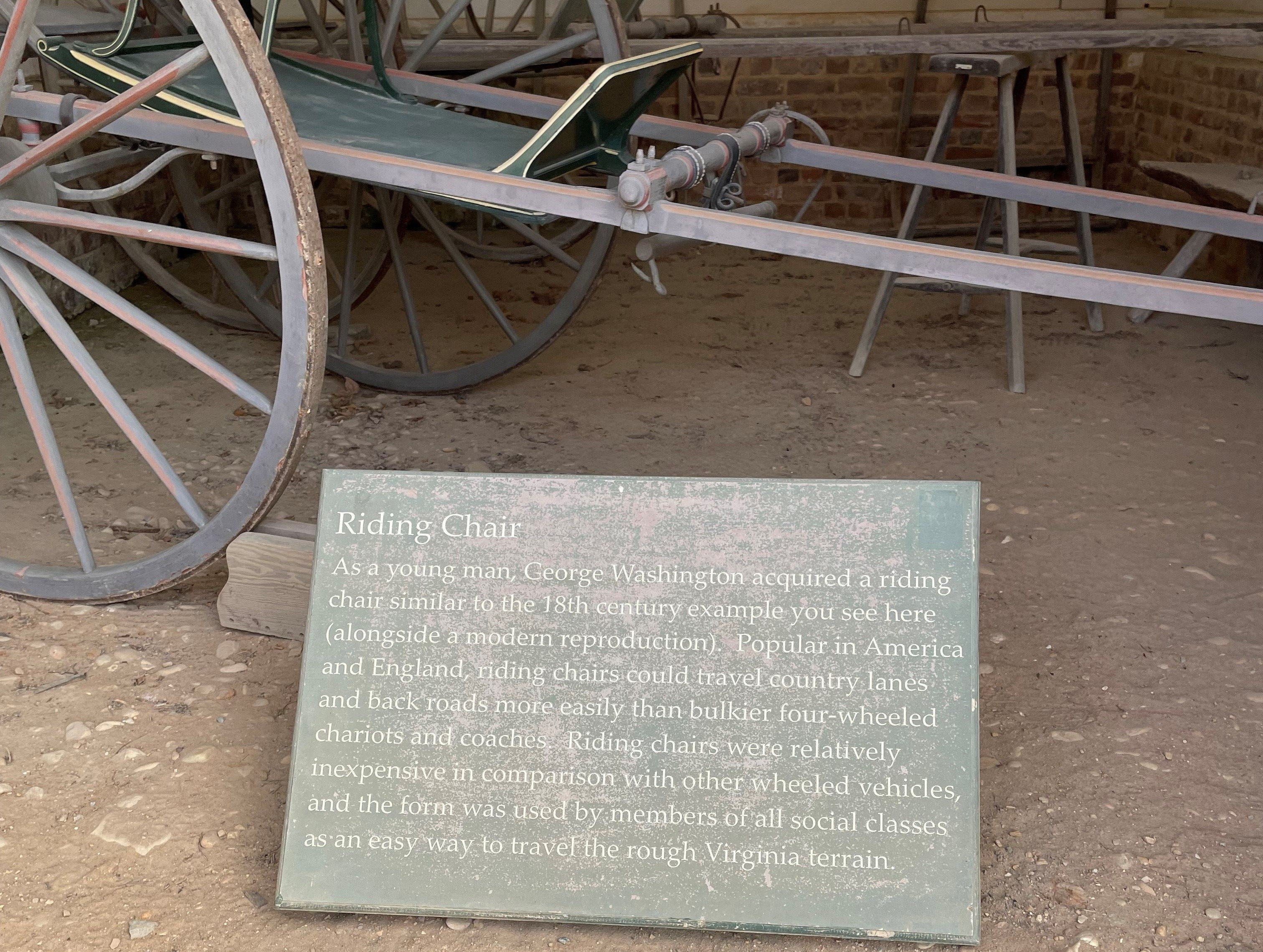 Riding Chair (Historical Marker) | Franconia History