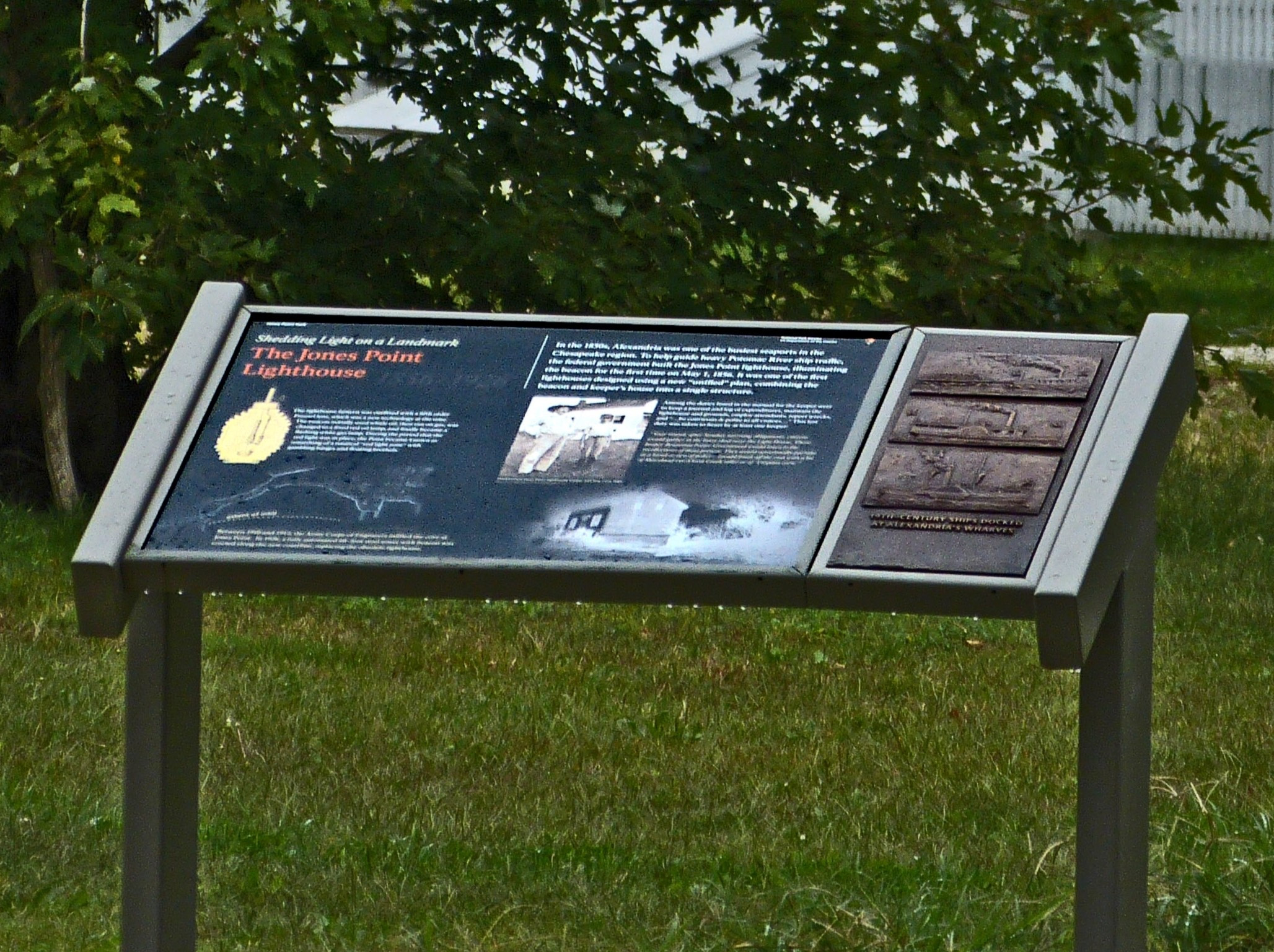 The Jones Point Lighthouse (Historical Marker) | Franconia History