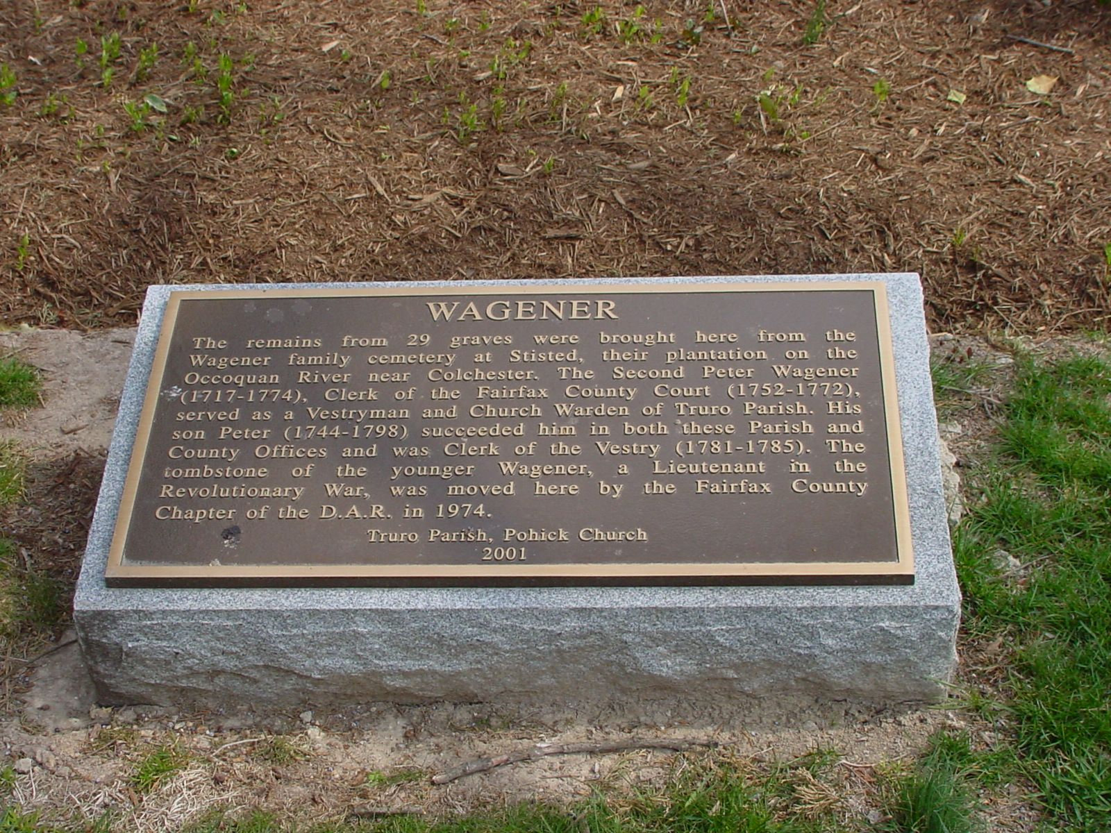 Wagener (Historical Marker) | Franconia History