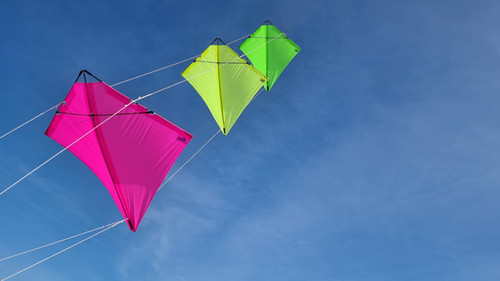 Peter Powell Stunter Kite | Neon Kite | Triple Stack
