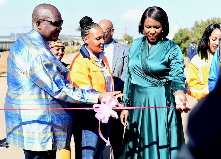 Sebokeng road handed over to community by Cogta department yesterday