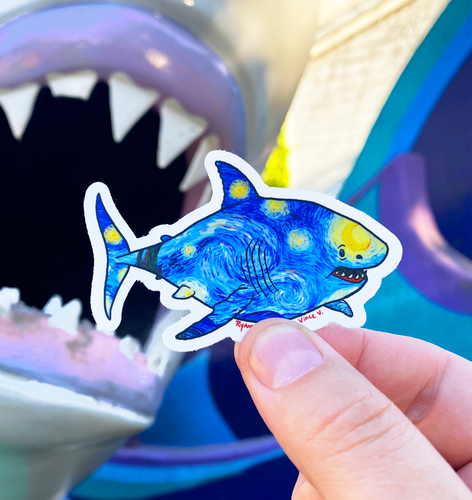 Van Gogh's Starry Night Shark (5 Count) | Ryan McCulloch Art