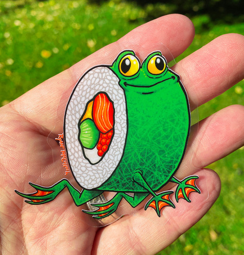 "Amphibimaki" Frog Sushi Roll (5 Count) | Ryan McCulloch Art