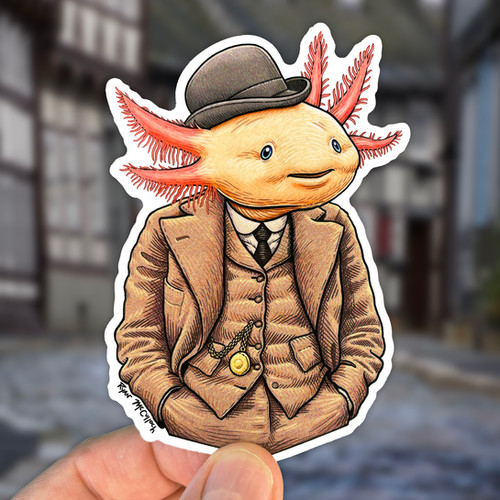 Dapper Axolotl (5 Count) | Ryan McCulloch Art