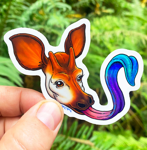 Okapi Tongue (5 count) | Ryan McCulloch Art